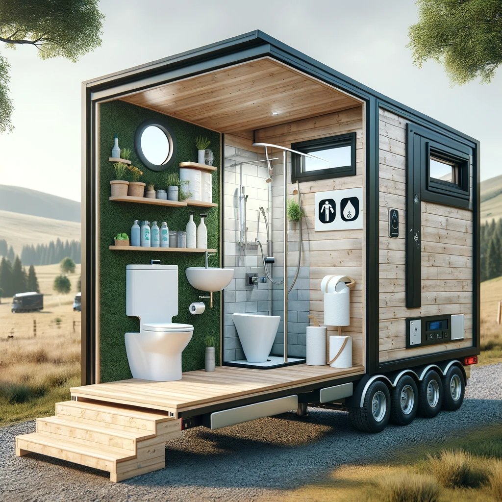 Een Efficiënte en Luxueuze Badkamer in een Tiny House